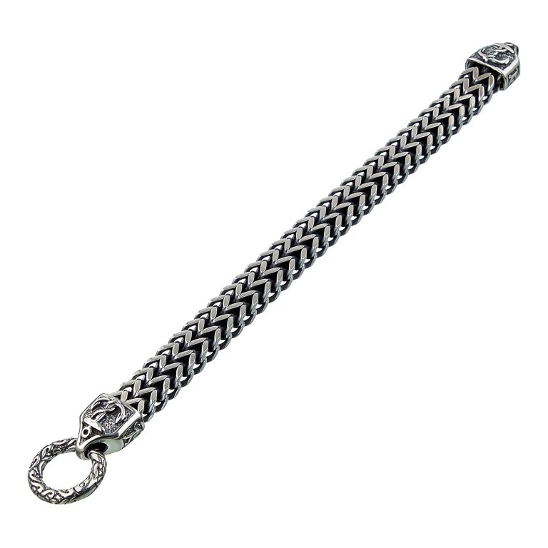 Aaron Bane® | OCEAN FIGHTER Herren Armband aus Edelstahl | mit ...